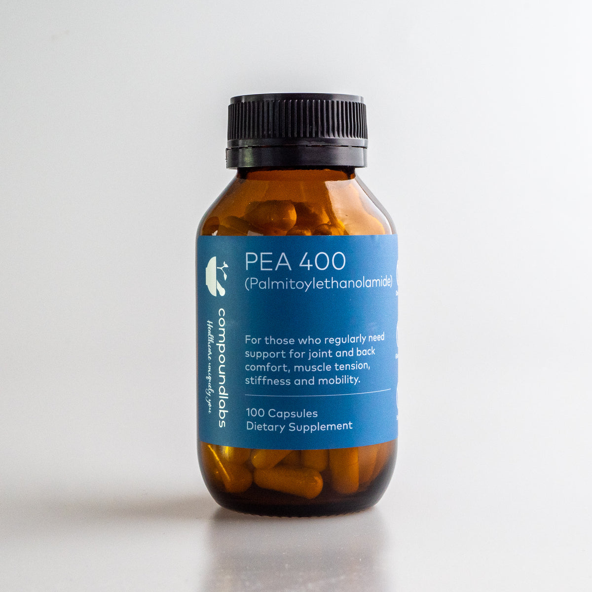 PEA 400mg capsules (100 caps) – CompoundLabs